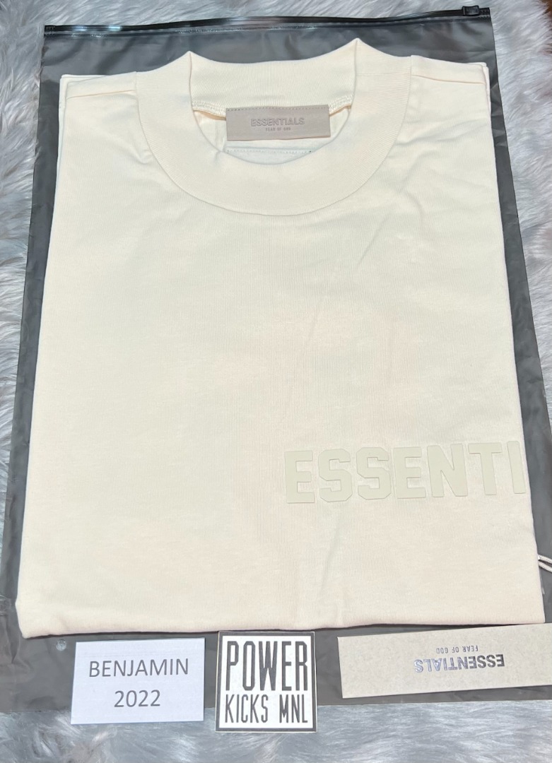 Fear of God Essentials FW22 Tee 'Egg Shell', Men's Fashion, Tops & Sets ...
