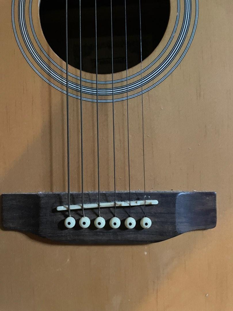 FERNANDO ACOUSTIC GUITAR WITH PICK UP (amplifier plug in) ONE PEG IS ...