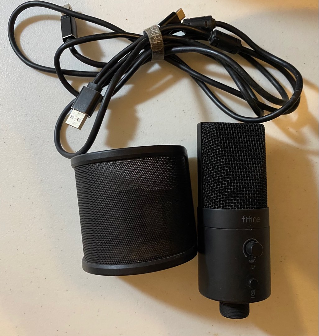 Fifine K683A USB Microphone Condenser, Audio, Microphones on Carousell