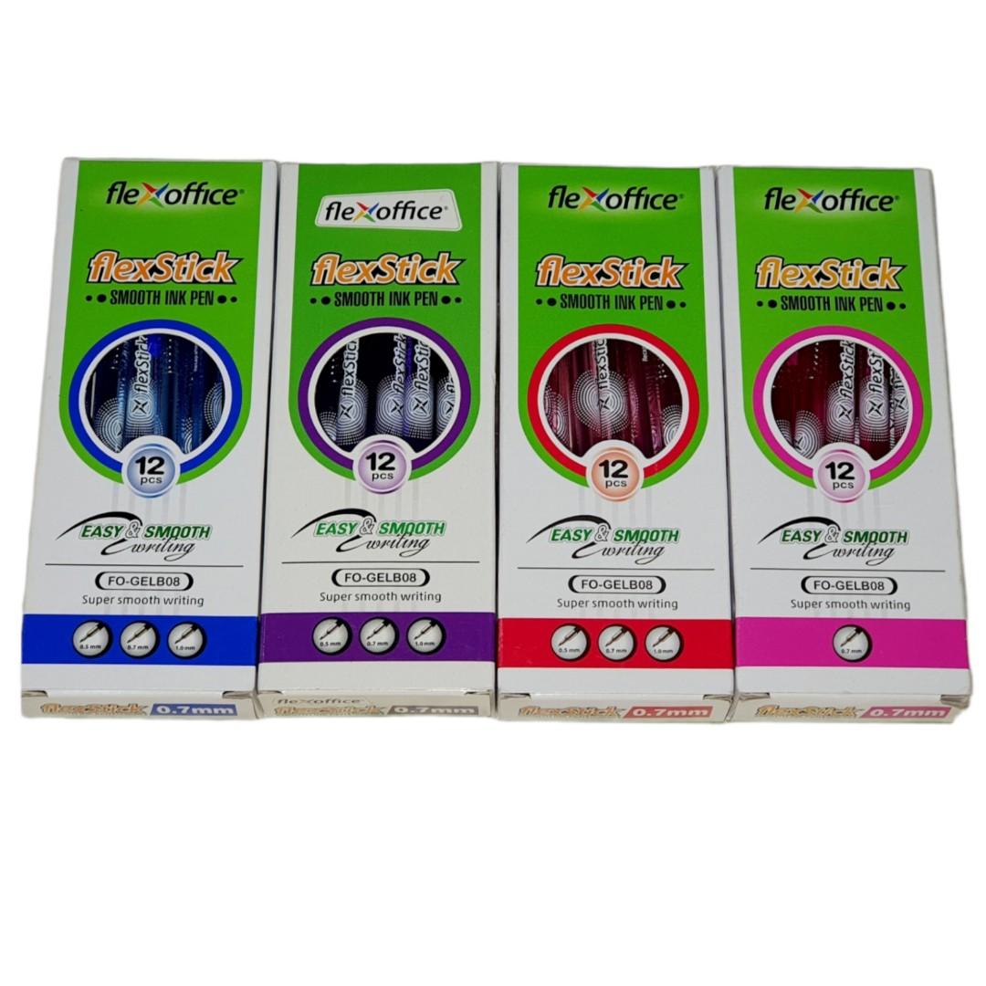 FlexOffice Flex Stick 0.7 Smooth Ink Pen Ballpen, Hobbies & Toys ...
