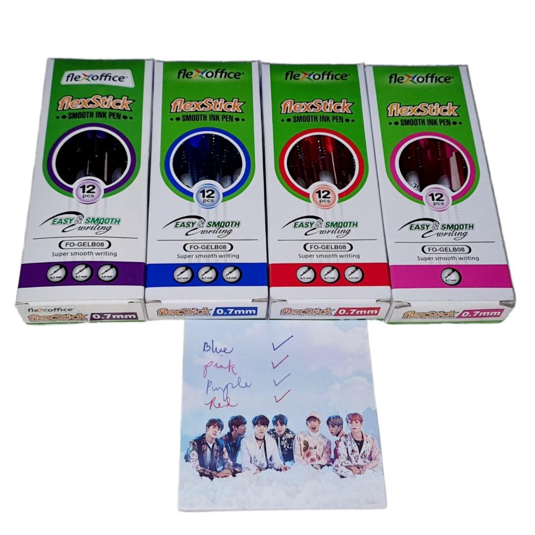 FlexOffice Flex Stick 0.7 Smooth Ink Pen Ballpen, Hobbies & Toys ...