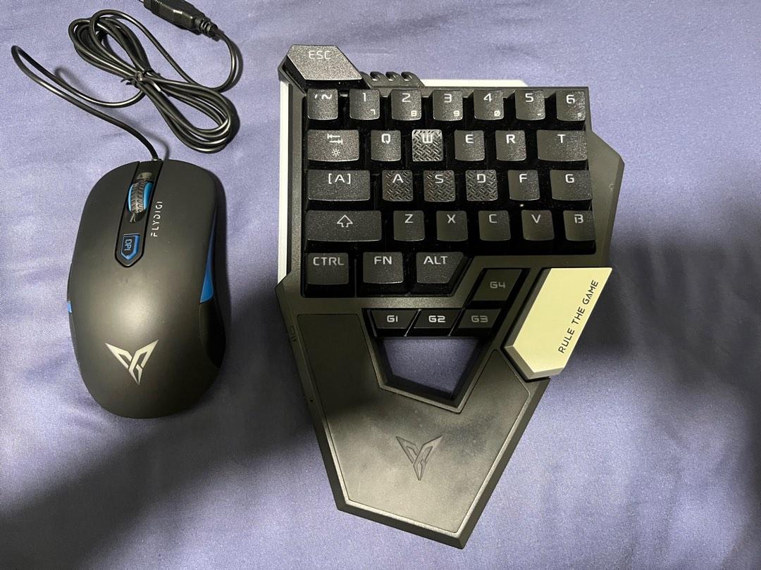 Flydigi Scorpion D1 One Hand Keyboard for Android and PC, Computers ...