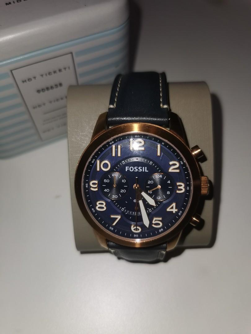 Fossil Pilot Chronograph Watch (Blue), Men's Fashion, Watches ...