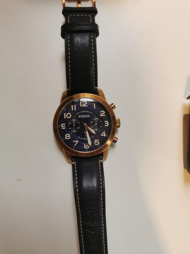 Fossil Pilot Chronograph Watch (Blue), Men's Fashion, Watches ...
