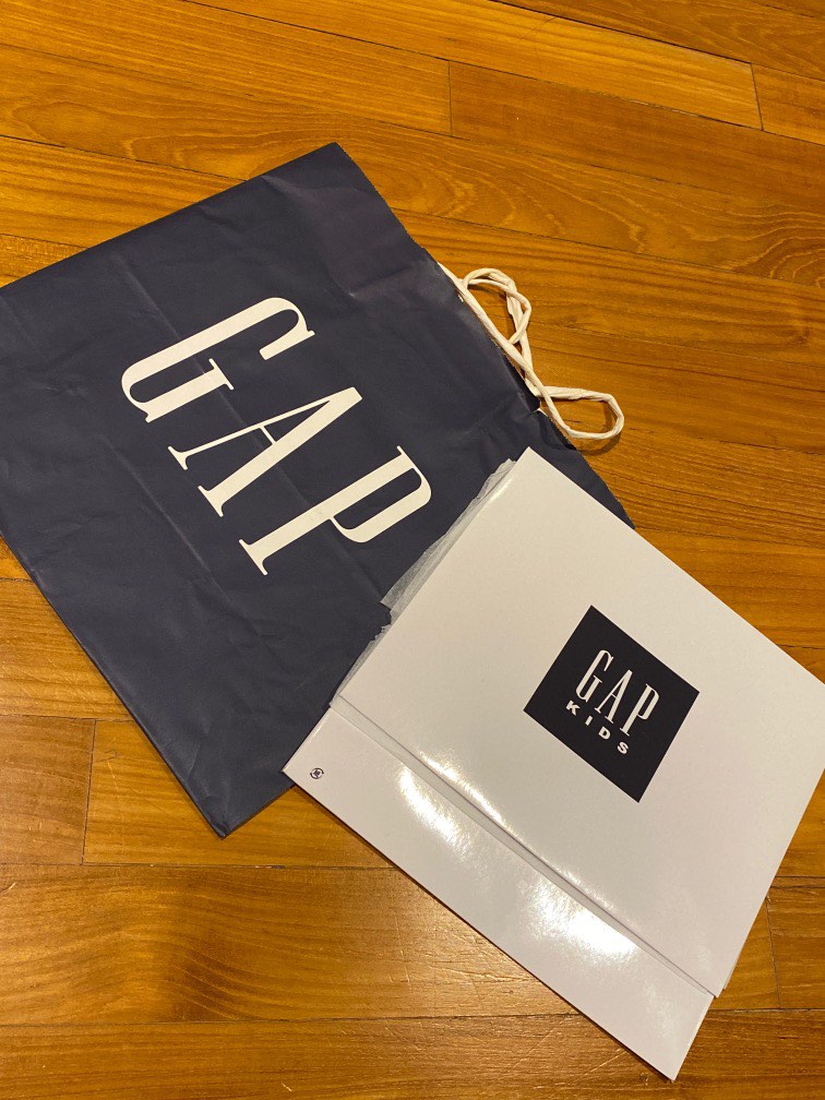 GAP gift box and paper bag, Luxury, Accessories on Carousell