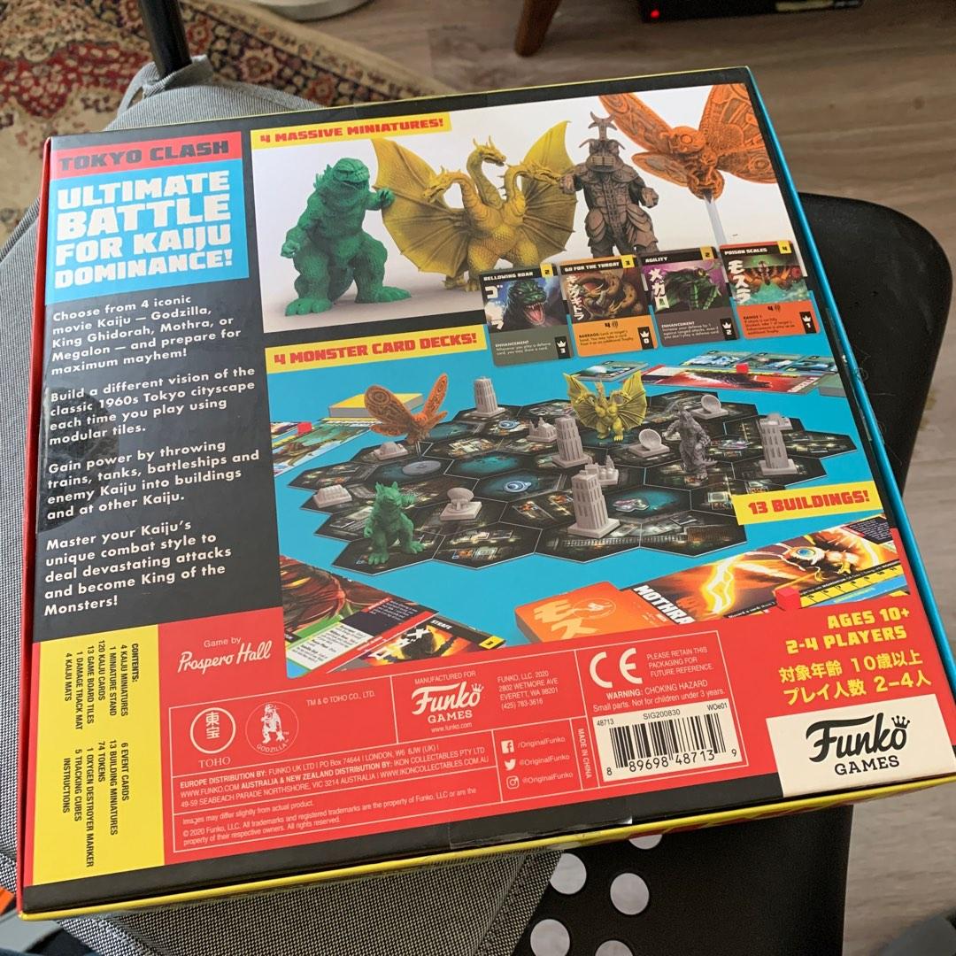 Godzilla board game imported from US, 書籍、休閒與玩具, 文具、藝術、手工藝, 手工藝、創作工具在旋轉拍賣