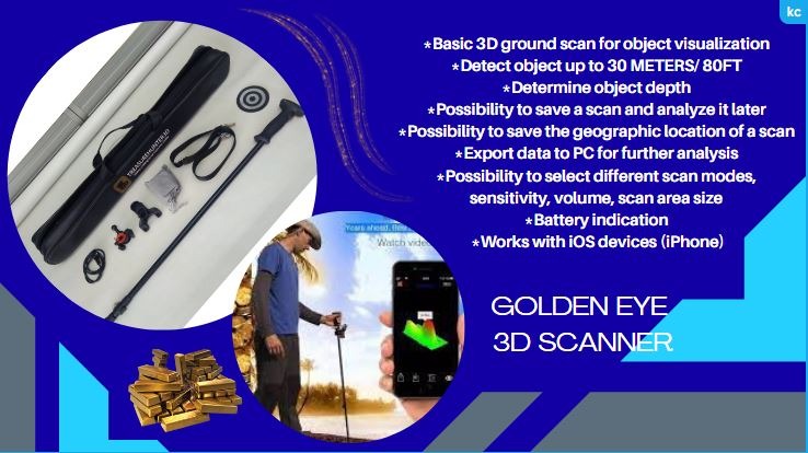 golden eye 3d scanner, Furniture & Home Living, Home Improvement ...