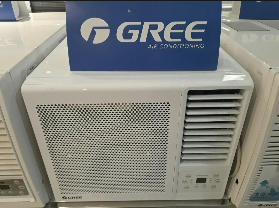 GREE FULL DC INVERTER WINDOW TYPE, TV & Home Appliances, Air ...