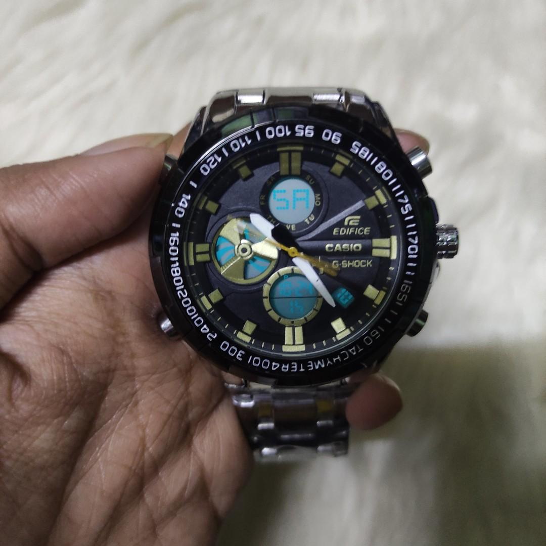 Gshock casio edifice watch, Men's Fashion, Watches & Accessories ...