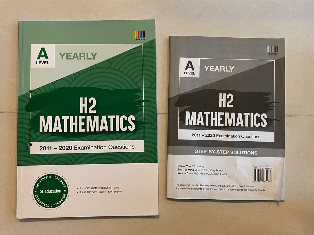 H2 Math TYS 2011-2020, Hobbies & Toys, Books & Magazines, Assessment Books on Carousell