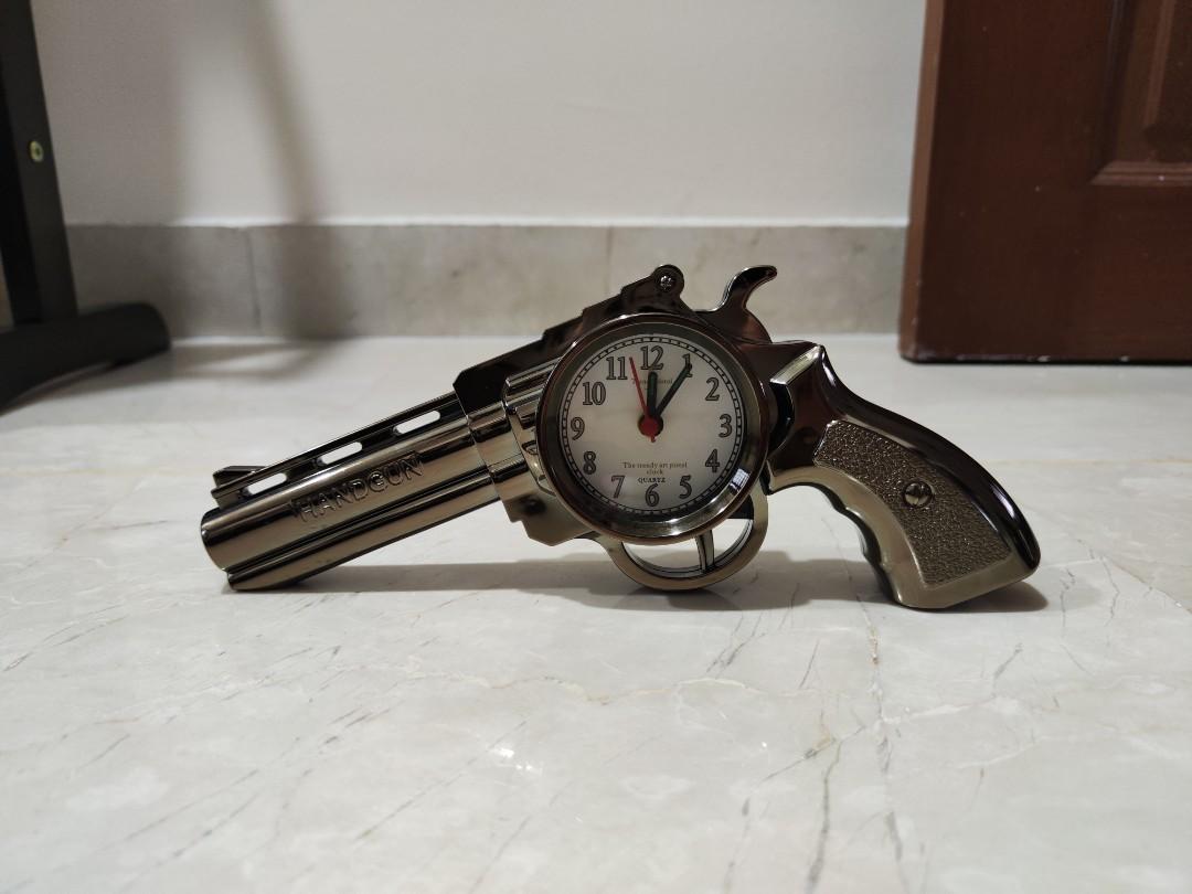 HandGun Display Alarm Clock, Furniture & Home Living, Home Decor ...