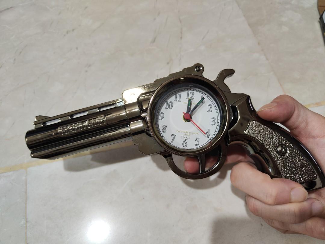 HandGun Display Alarm Clock, Furniture & Home Living, Home Decor ...