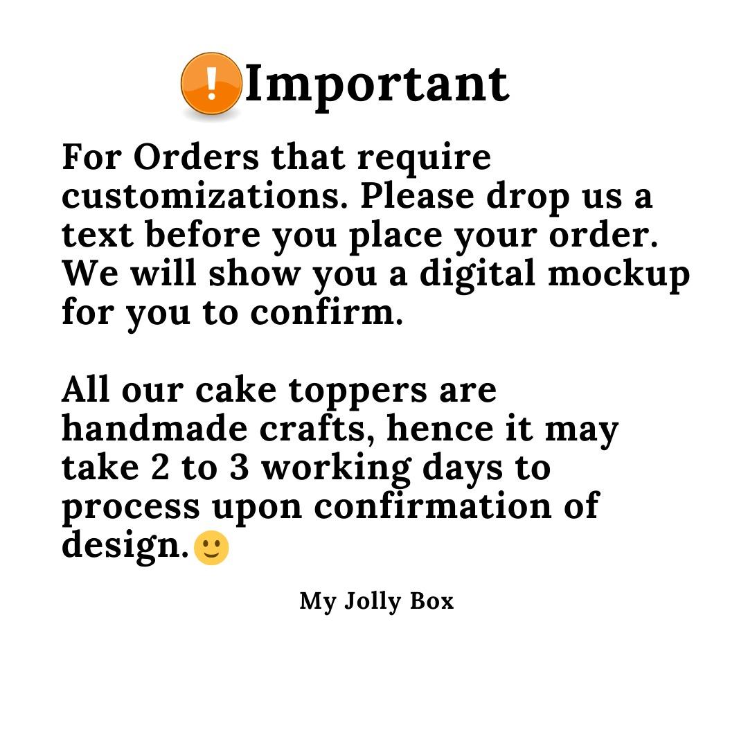 Happy Full Month with Stars Cake Topper For Baby Full Month Party ...