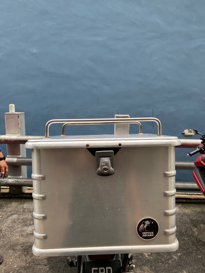 Hepco Becker Alu Top Box, Motorcycles, Motorcycle Accessories on Carousell