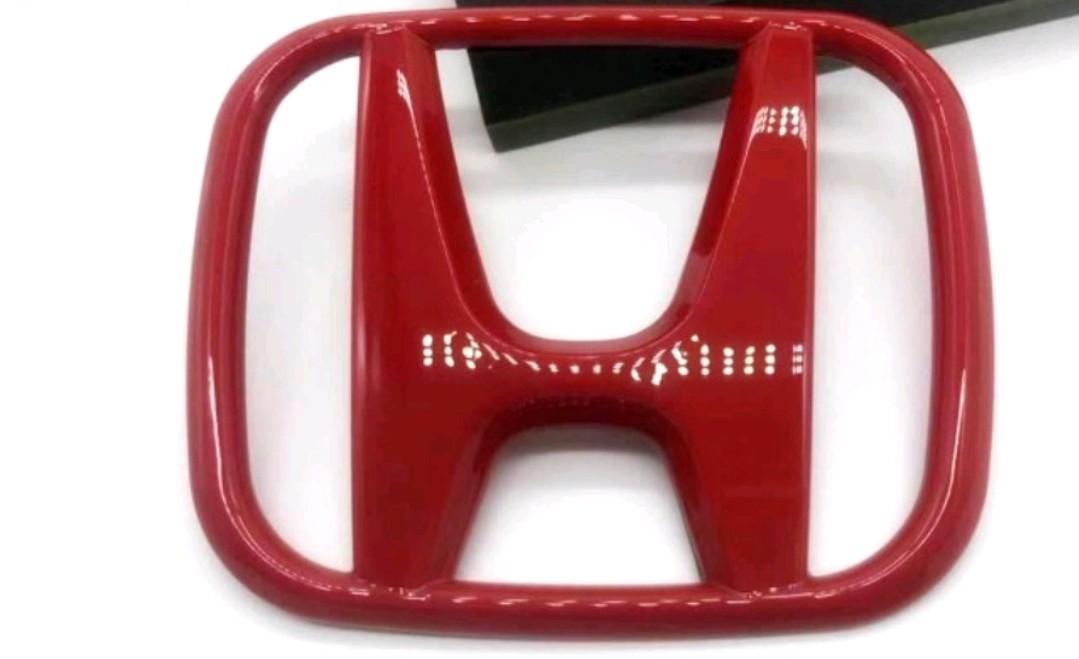 Honda Civic FC Gloss Red Logo Badge Emblem, Car Accessories ...