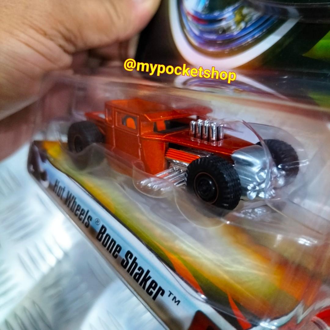 Hot Wheels 1/50 Scale BONE SHAKER - Spectraflame Red / 2007 Hotwheels ...