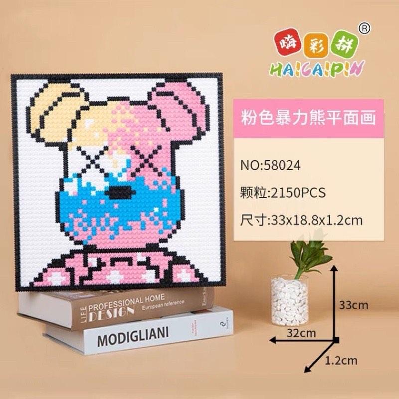 Ideas Bearbrick Building Blocks Pixel Painting Nano Blocks Creative DIY ...