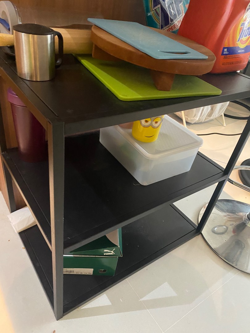 IKEA ENHET shelf and trolley, Furniture & Home Living, Kitchenware ...