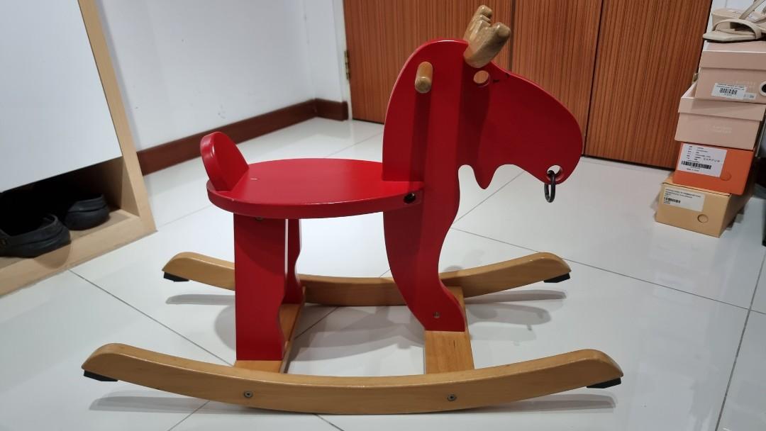 Ikea Rocking Moose, Hobbies & Toys, Toys & Games on Carousell