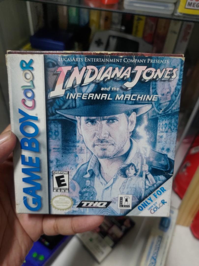 Indiana Jones and the Infernal Machine Nintendo Gameboy Color Game ...