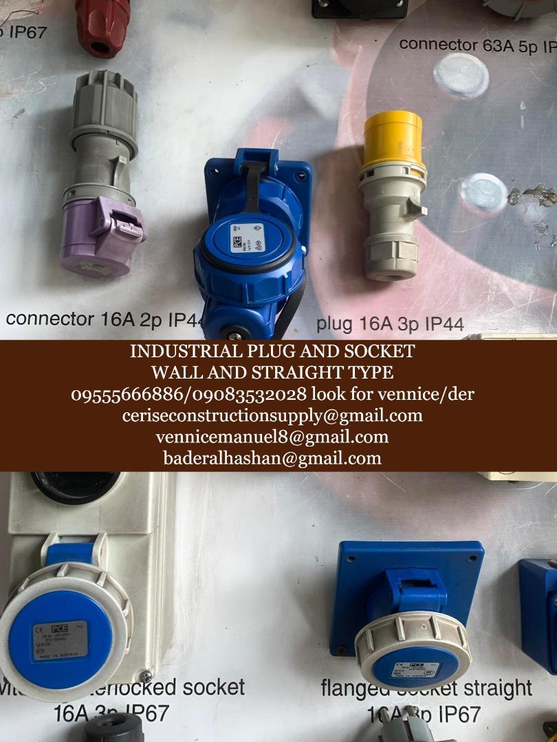 Industrial Plug and Sockets, Commercial & Industrial, Construction ...