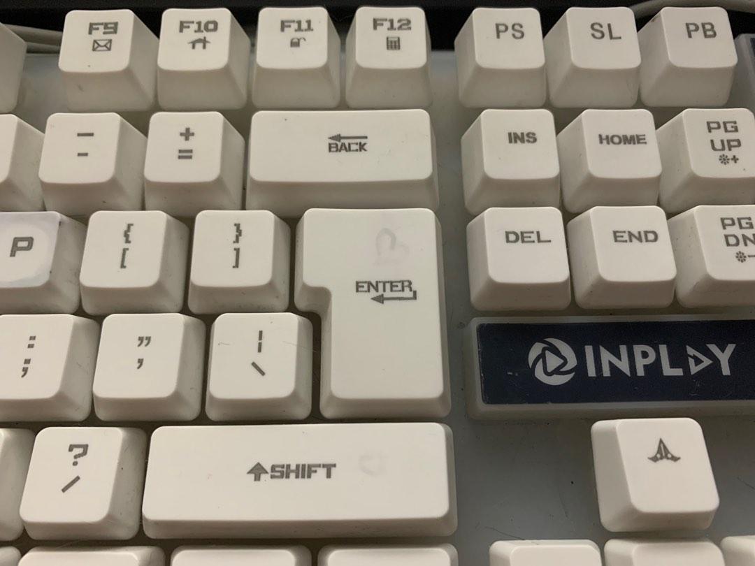 INPLAY GAMING KEYBOARD RGB (WHITE) - Led lights, Computers & Tech ...
