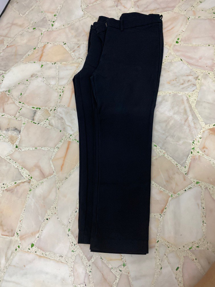 Iora black work formal pants 2 pairs, Women's Fashion, Bottoms, Jeans ...