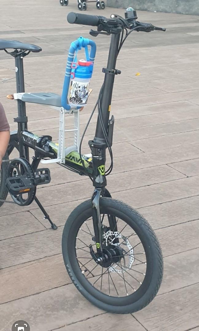 Java X3 foldable bicycle with baby seat, Sports Equipment, Bicycles ...