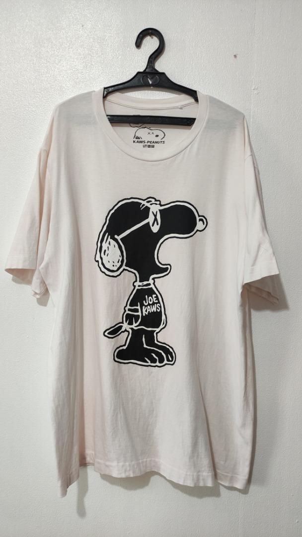KAWS x Uniqlo x Peanuts Joe Kaws Yawn Outline Tee, Men's Fashion, Tops ...