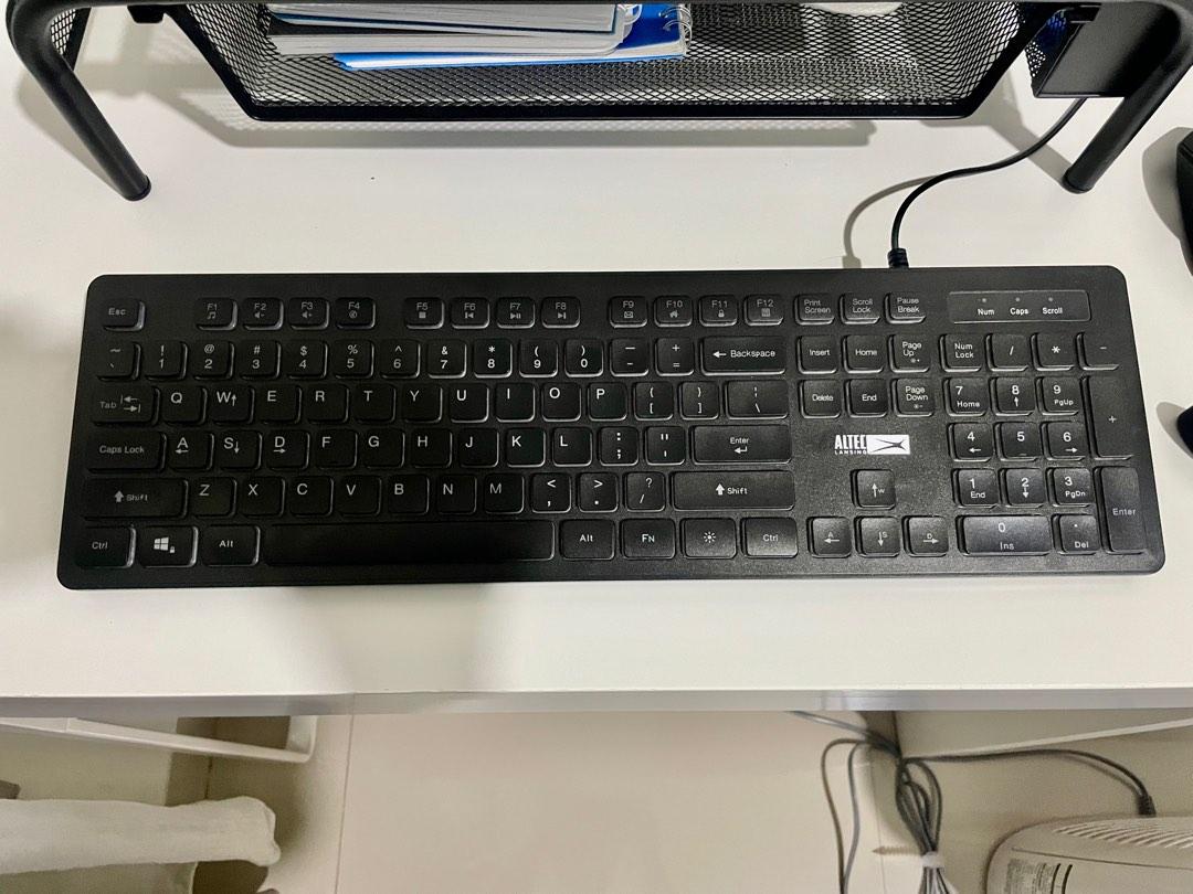 Keyboard Gaming Membrane Altec Lansing ALGK-8264 - LED RGB Backlight ...