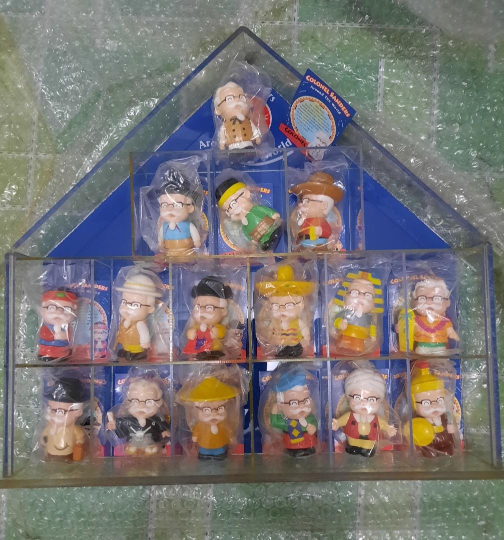 KFC Colonel Sanders around the world figures [1999] complete sets with ...