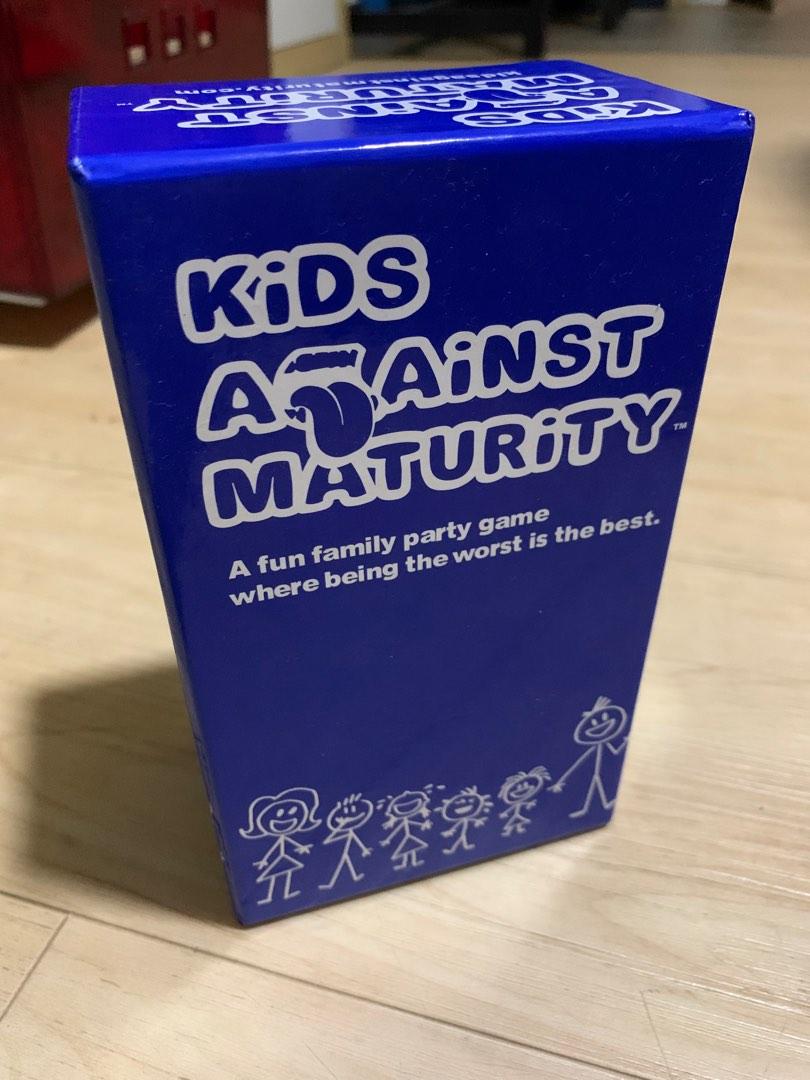 Kids against maturity card game, Hobbies & Toys, Toys & Games on Carousell