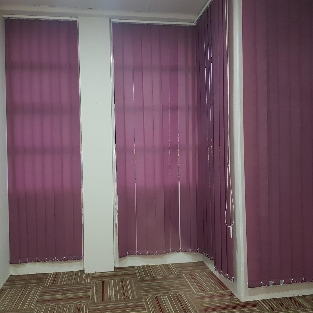 LANGSIR PEJABAT JENIS VERTICAL l office curtain installation, Services ...