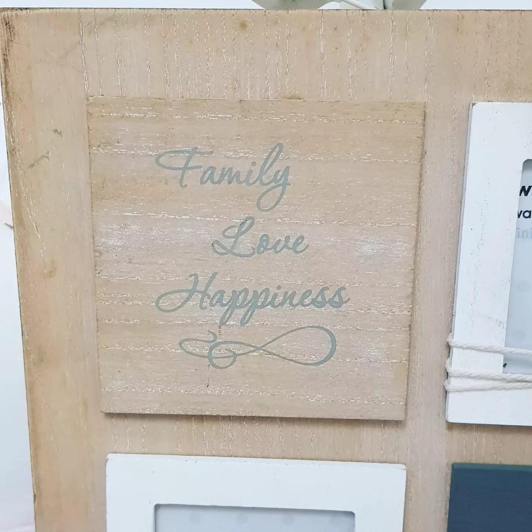 Large photo frame with slogan, Furniture & Home Living, Home Decor ...