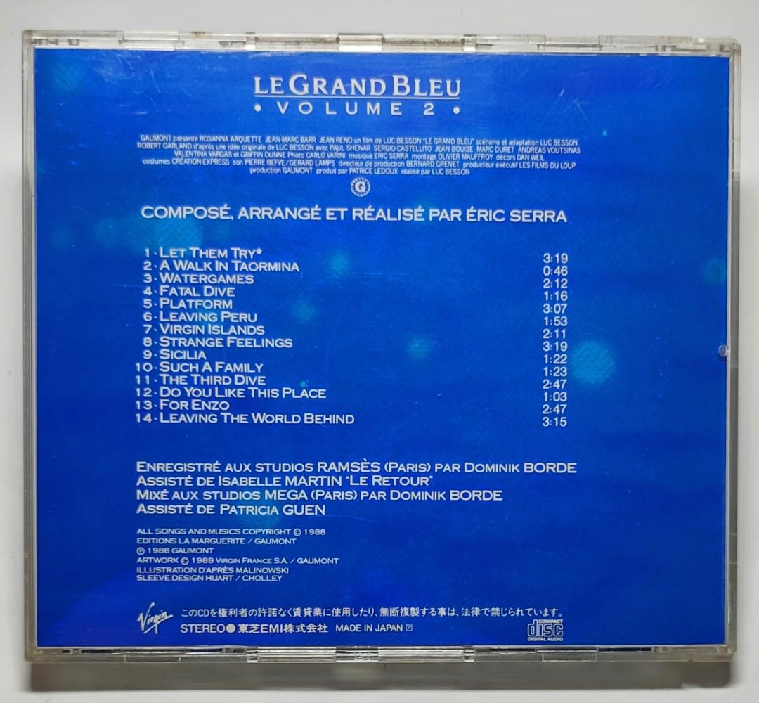 Le Grand Bleu /The Big Blue (Original Soundtrack) - Eric Serra (CD ...