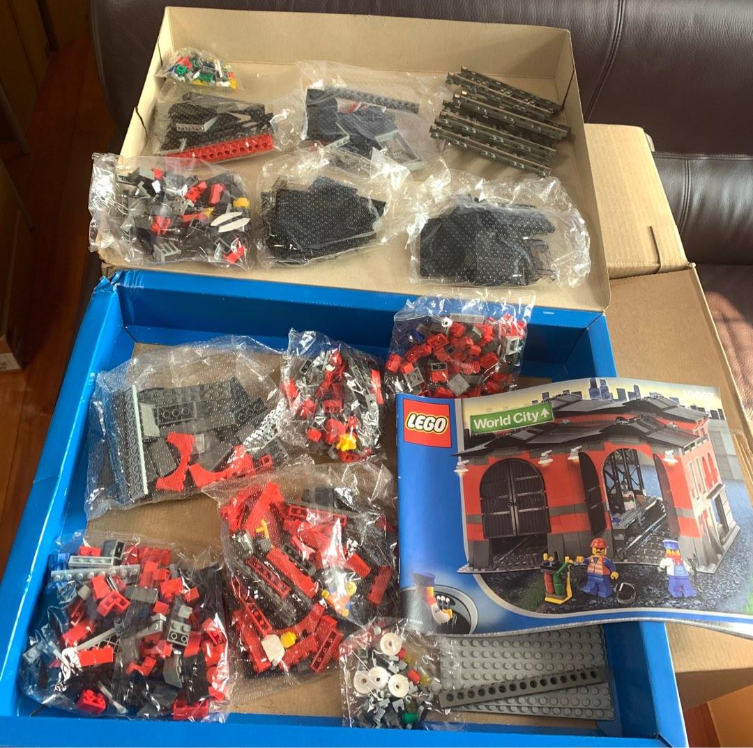 全新樂高Lego 10027 Train Engine Shed 9V 已開盒, 興趣及遊戲, 玩具 & 遊戲類 - Carousell