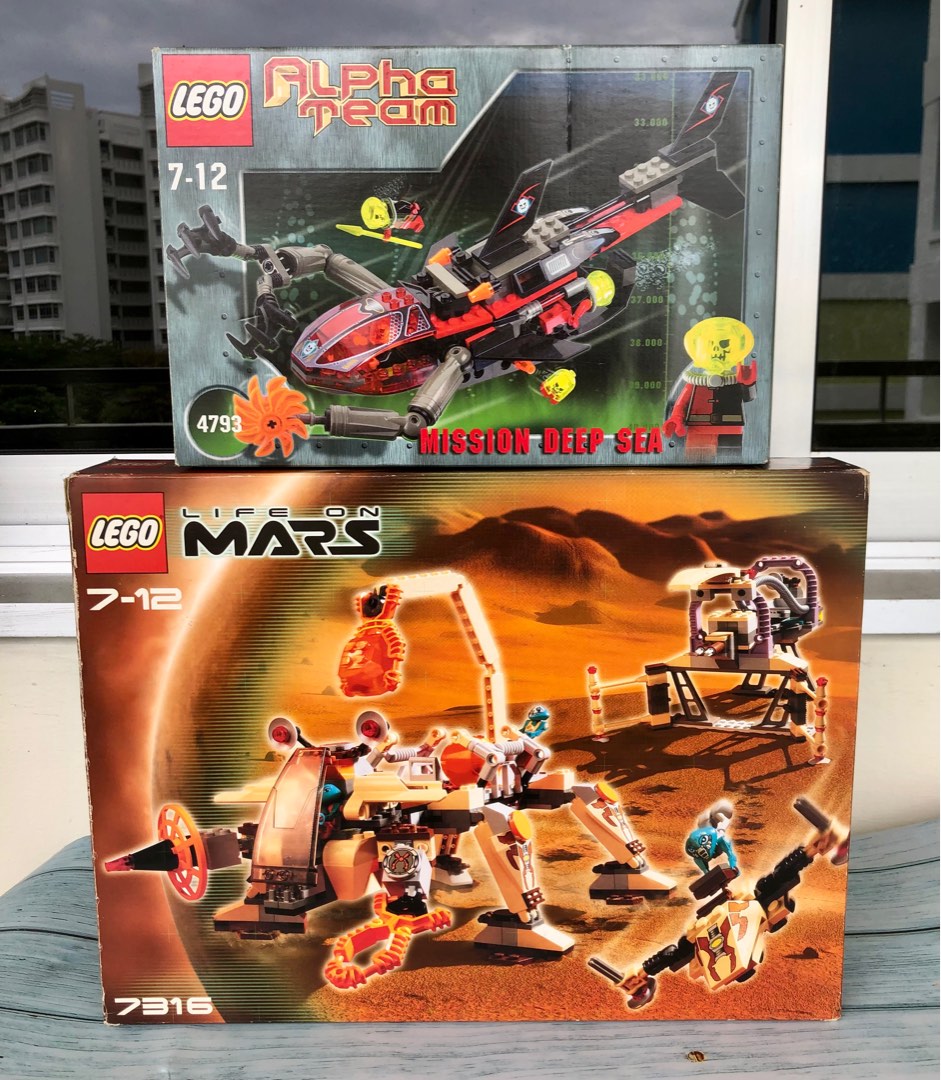 LEGO Life on Mars 7316 Excavation Searcher + LEGO Alpha Team 4790, 4793 ...