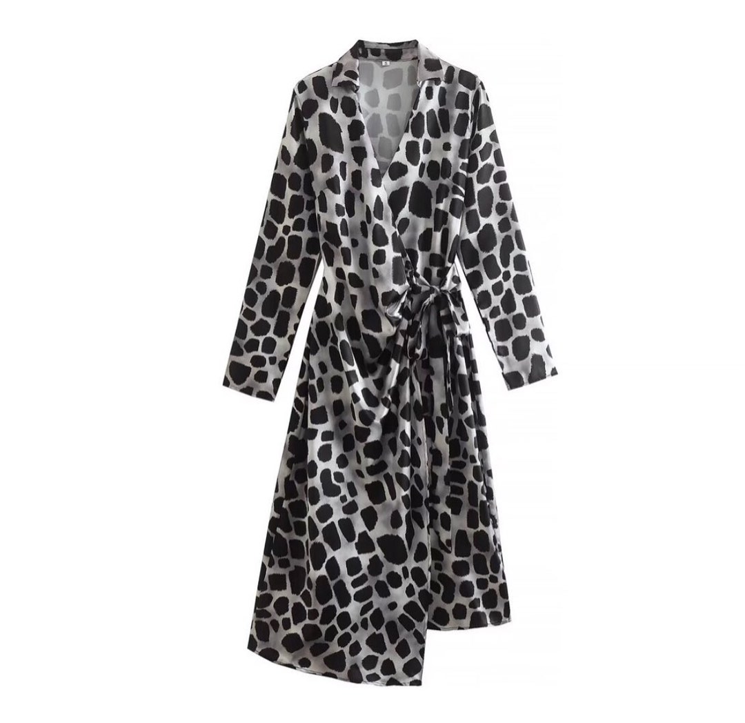Leopard Print Wrap Dress Womens Fashion Dresses And Sets Dresses On