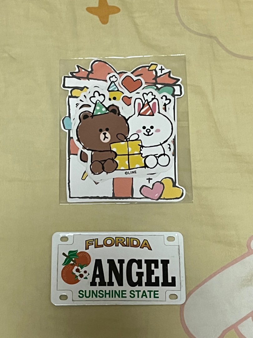 Line friends 台灣貼紙set, 興趣及遊戲, 手作＆自家設計, 其他 - Carousell