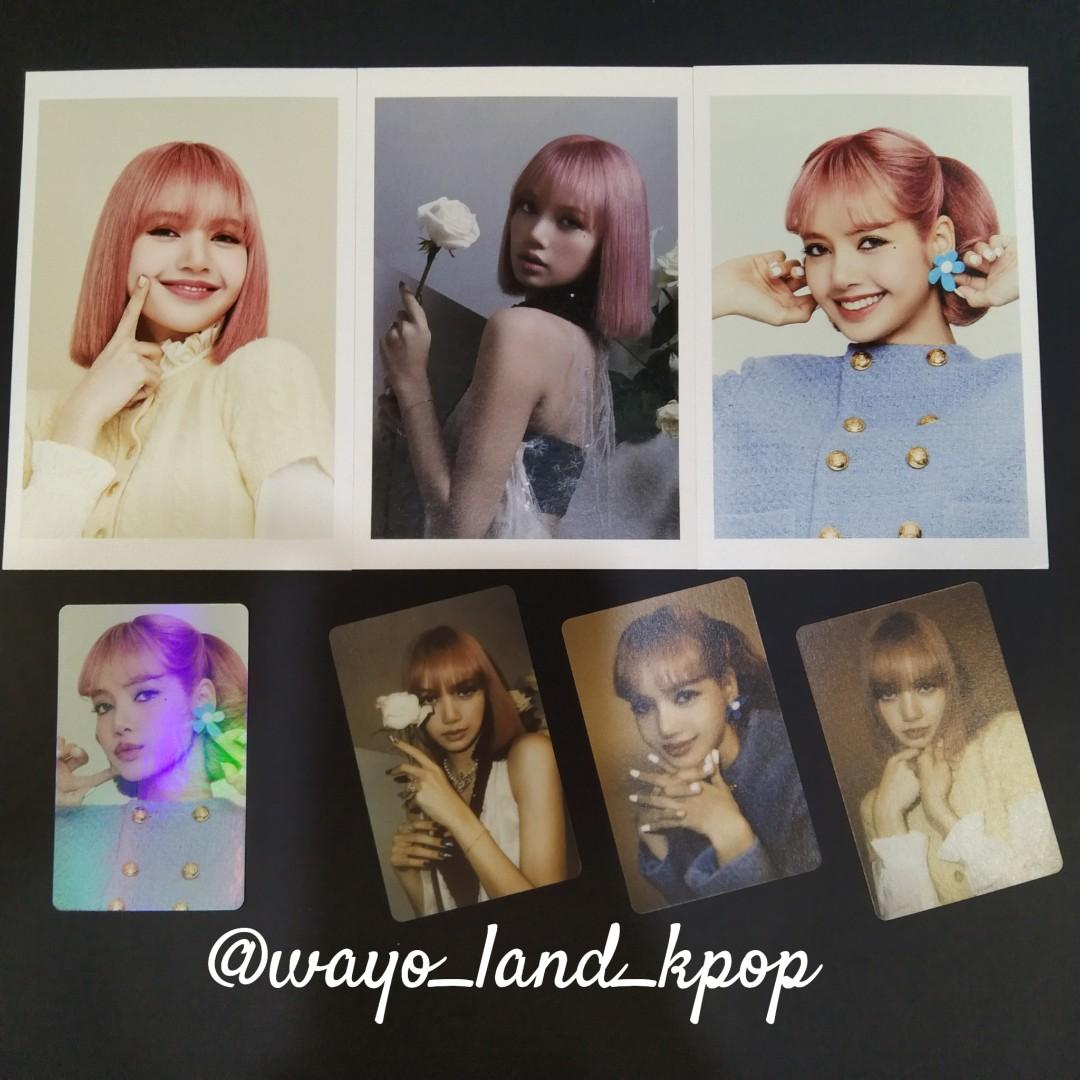 LISA SET | BLACKPINK WELCOMING COLLECTION 2022 Photocard Postcards ...