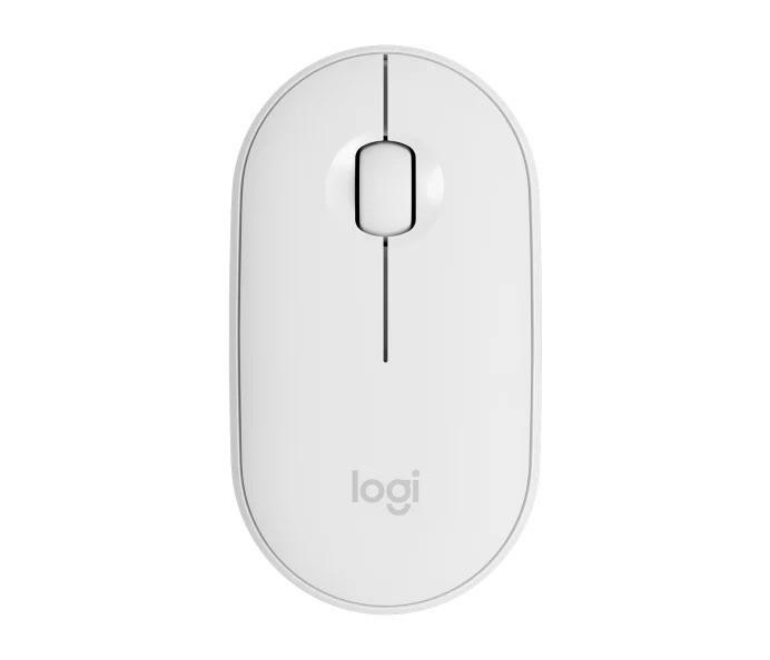 Logitech K380 Multi Device Bluetooth Keyboard And Logitech Pebble M350 Wireless Mouse White
