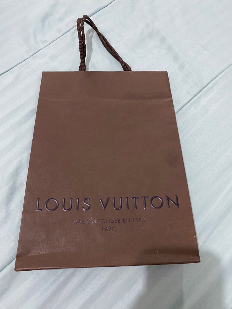 LV paper bag, Luxury, Accessories on Carousell