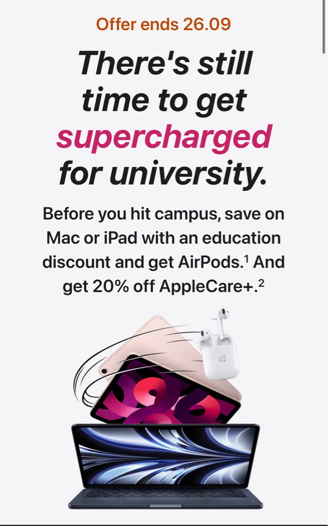 MacBook Air and Pro Education Pricing, Computers & Tech, Laptops ...