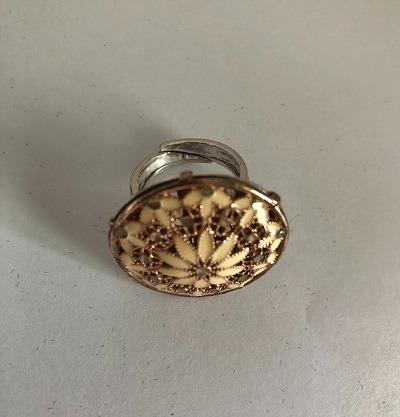 Made and Designed in Italy. Gold & Silver Metal Ring, Women's Fashion ...