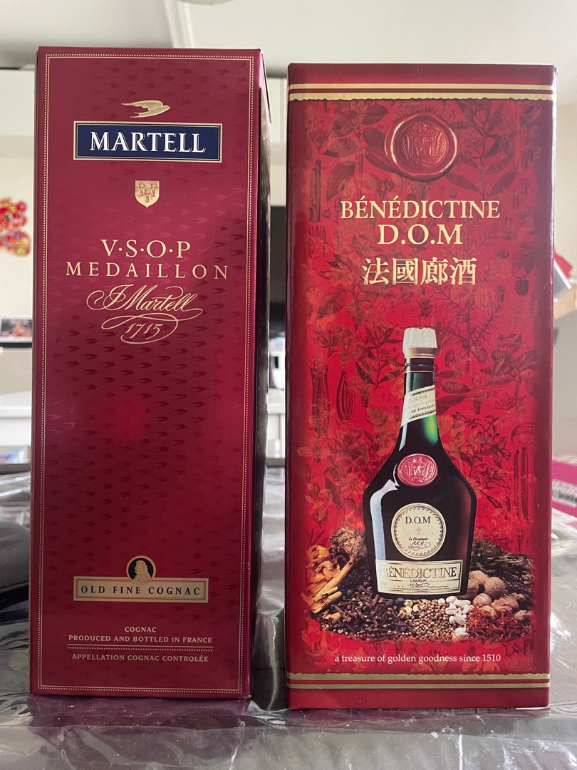 Martel and Benedict DOM, Food & Drinks, Alcoholic Beverages on Carousell