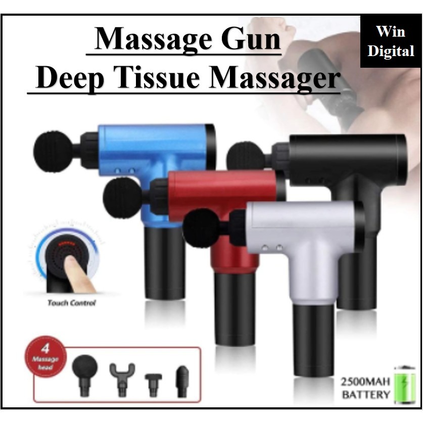 Massage Gun Muscle Relaxation Massager Vibration Fascial Gun Fitness ...