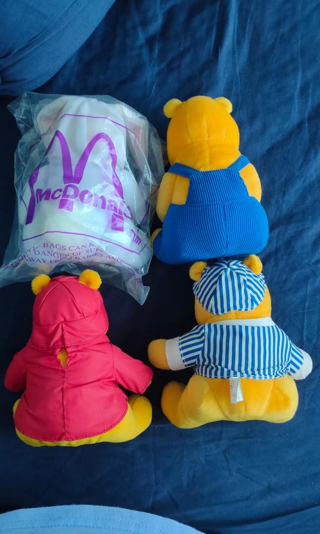 Mc Donald's Pooh bear collection, Hobbies & Toys, Toys & Games on Carousell