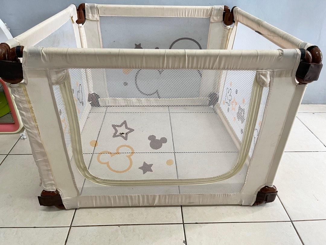 MICKEY MOUSE PLAYPEN, Babies & Kids, Baby Nursery & Kids Furniture ...