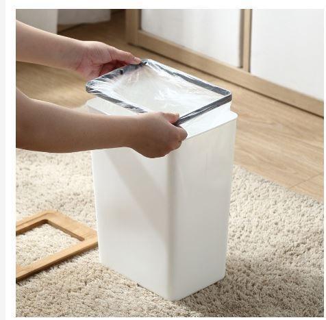 MINIMALISTIC AESTHETIC SOLID COLOUR DUSTBIN/WOODEN LID DUSTBIN/ KITCHEN ...