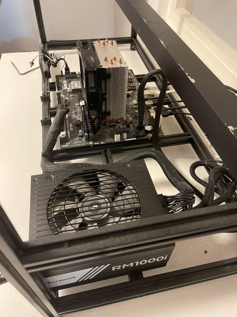 Mining Rig - Asus B250, Intel Core i5-7400 + 16GB RAM , Computers ...